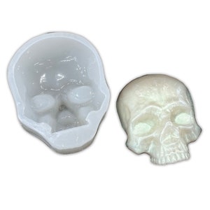 6.9x5.2x2.4 3D Partial Skull Silicone Mold - Etsy