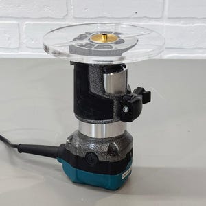 Blank Universal Palm/trim Router Base Plate - 6" Round - Etsy