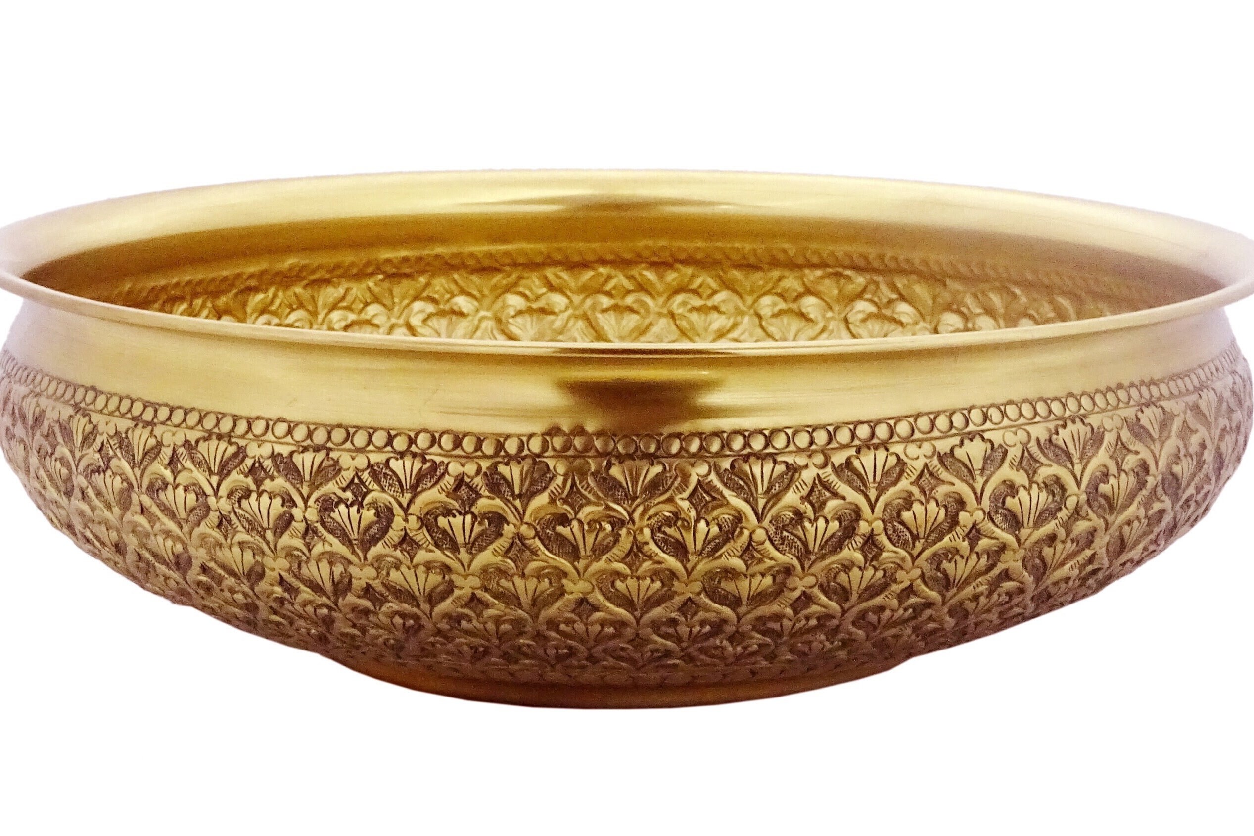 Brass Antique Urli, Handcrafted Centrepiece, Brass Bowl, Flower Bowl ...