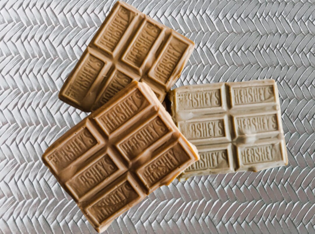 Hershey Bar Soap 3PC Set Gift Set Organic Food Soap - Etsy