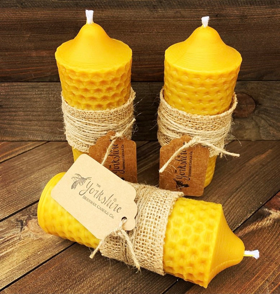 Pure Beeswax Allergy Relief Handmade Candles - Etsy UK