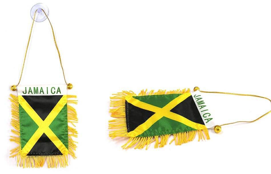 Jamaica Flag Hanging Minibanner - Etsy