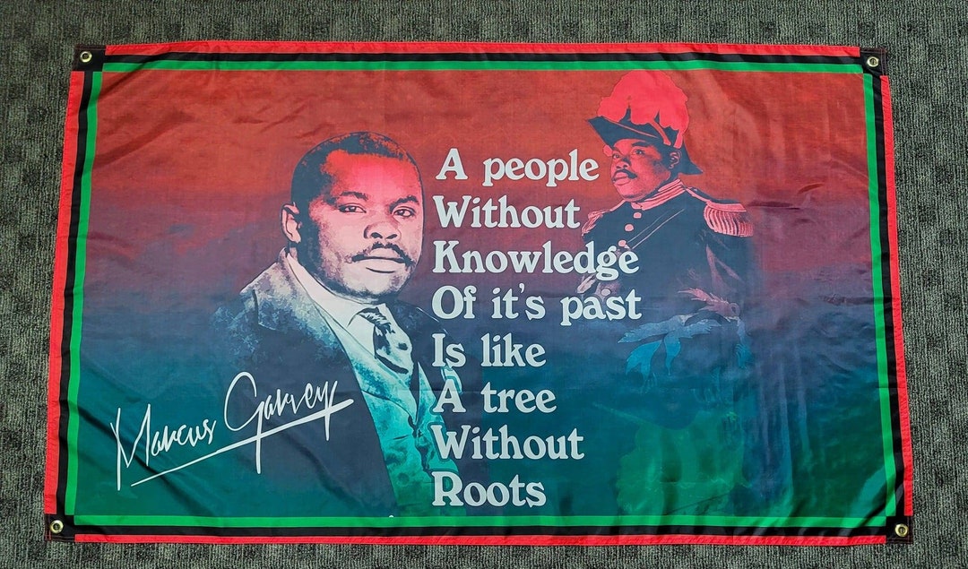 Marcus Garvey 3' X 5' Flag Banner - Etsy