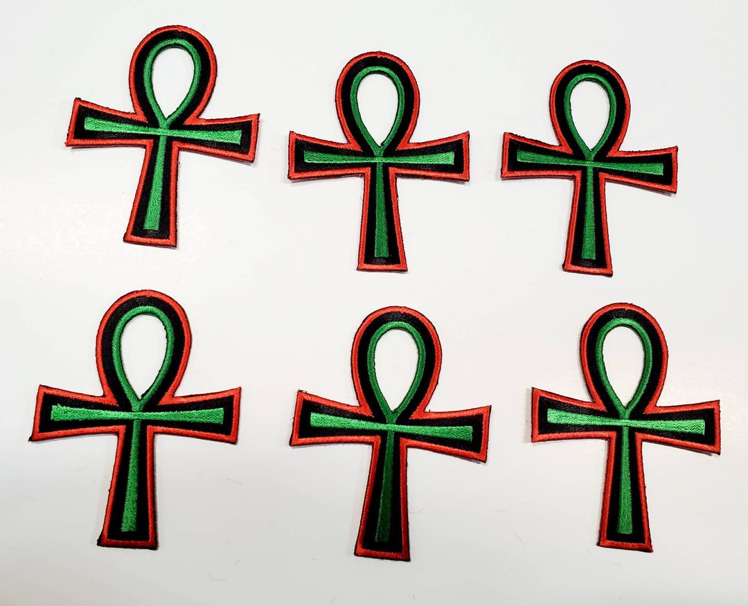 Pan-african Ankh Iron on Patches - Etsy