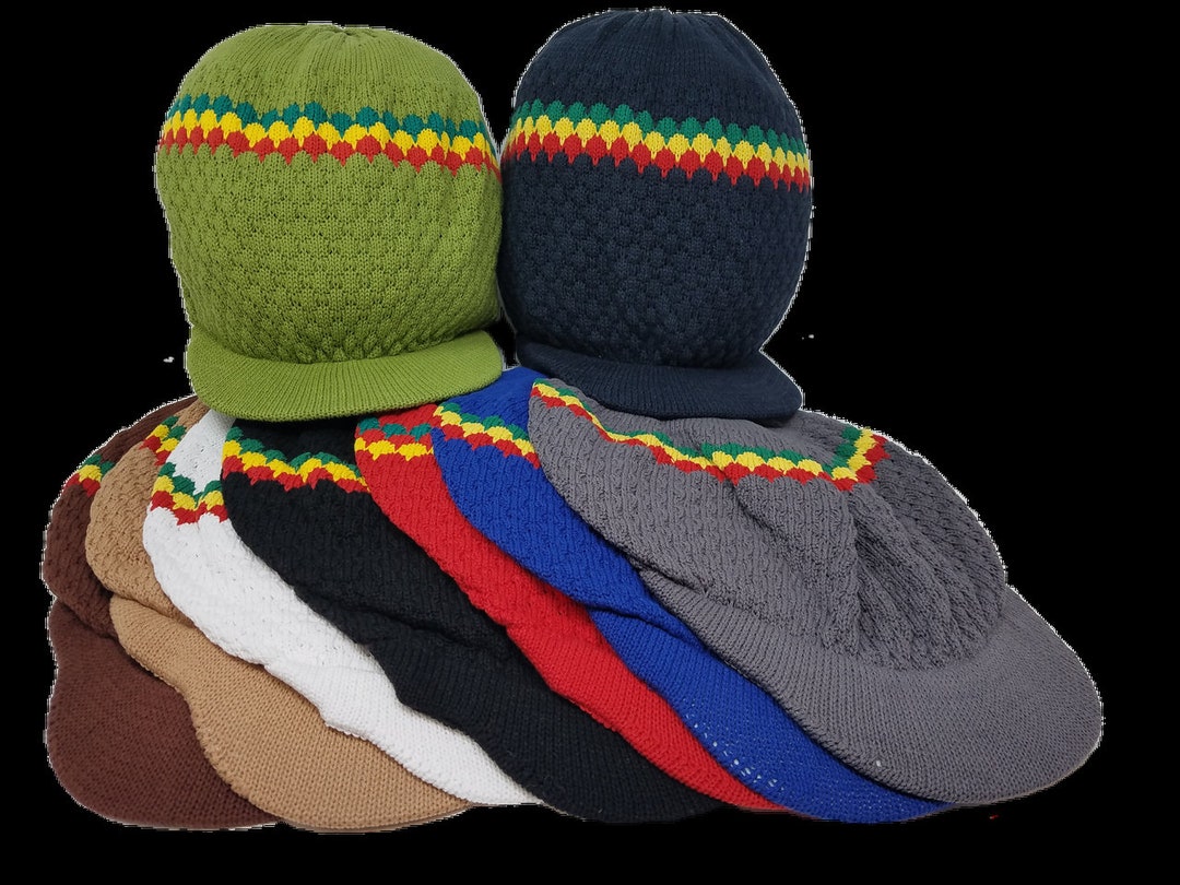 Rasta Dreadlock Hats - Etsy