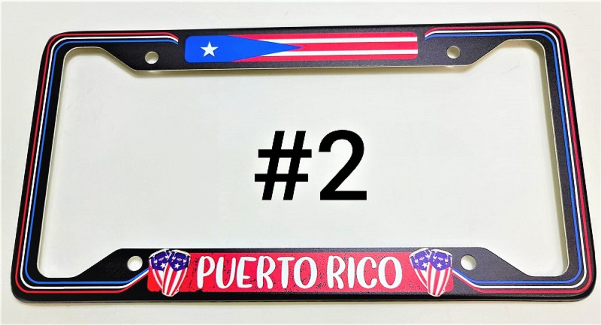 Puerto Rico Flag License Plates Frames - Etsy