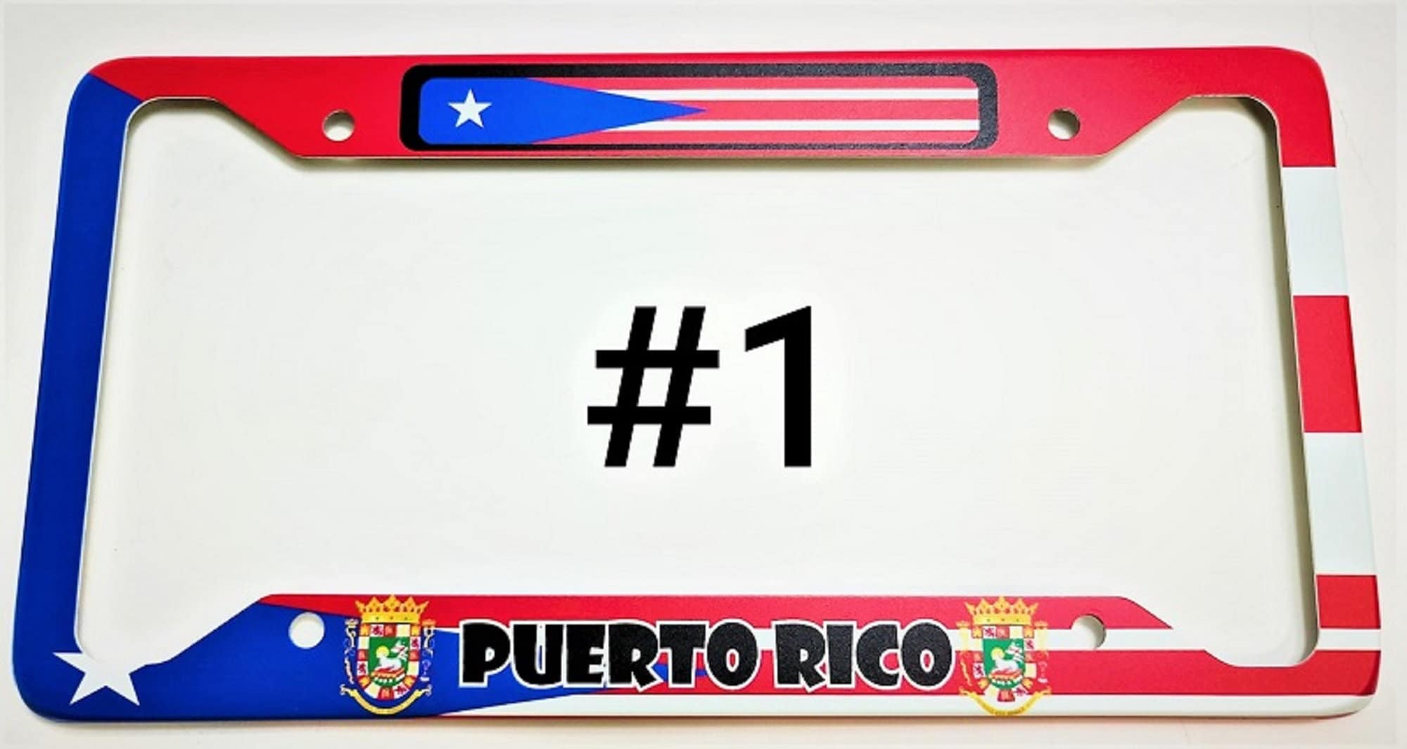 Puerto Rico Flag License Plates Frames - Etsy