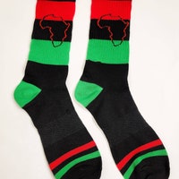 TENGA | African Print Socks, Kwanzaa Socks, Bright Color Afro Art Print ...