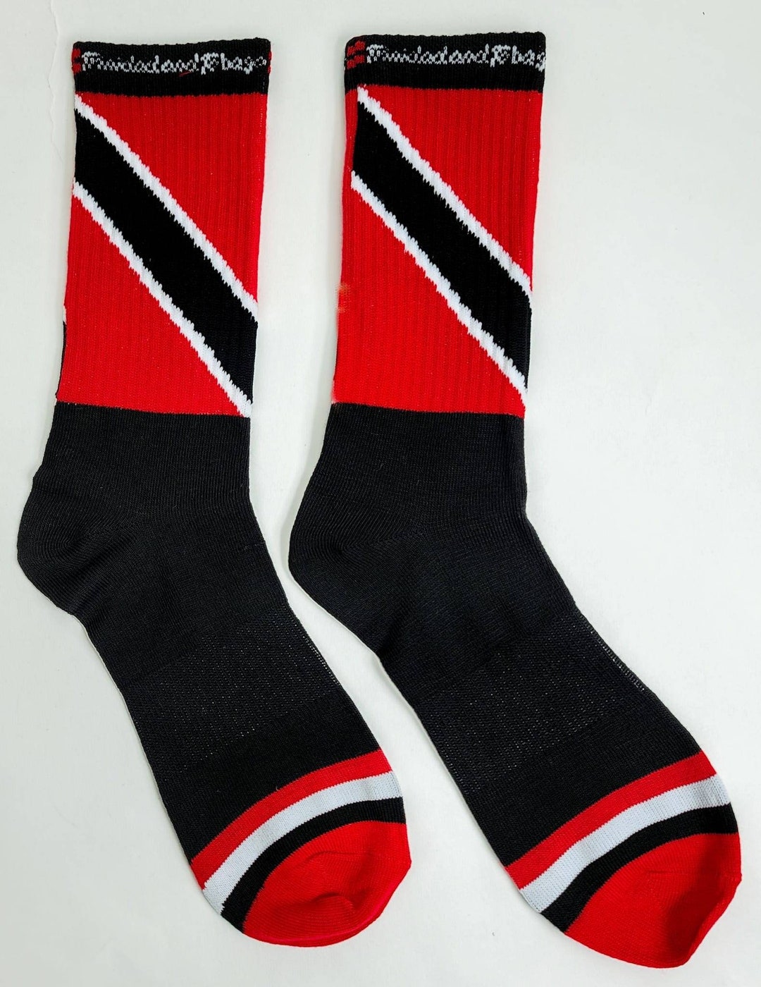 Trinidad & Tobago Flag Crew Socks. - Etsy
