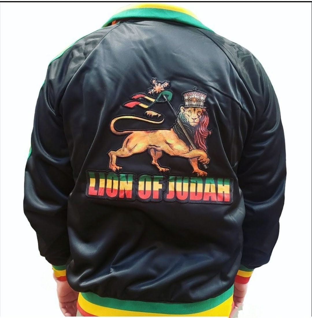Rasta Lion of Judah Track Jacket - Etsy