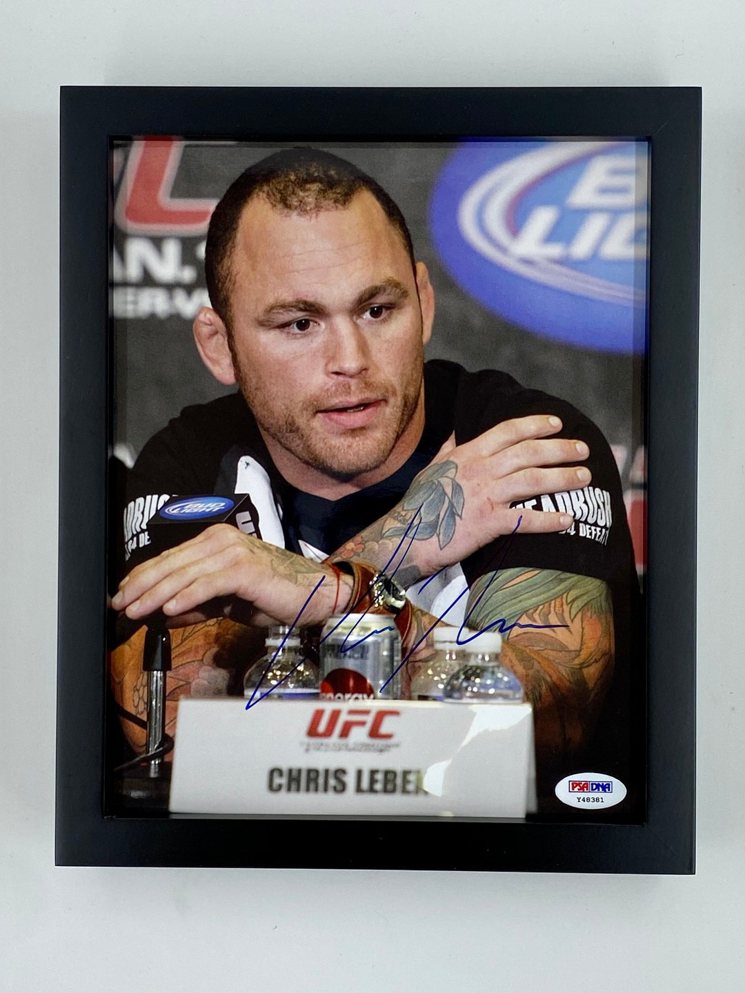 Chris Leben Signed UFC 8x10 Photo - PSA Certification - Etsy