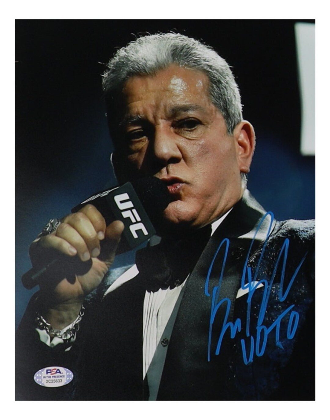 Bruce Buffer Signed UFC 8x10 Photo Inscribed "voto" - PSA Certification ...