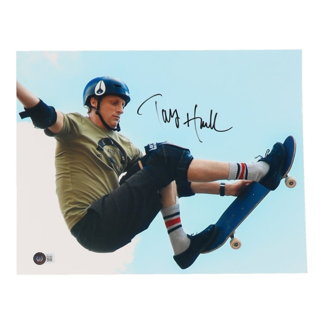 Tony Hawk Signed 11x14 Photo - Beckett Certification - Etsy