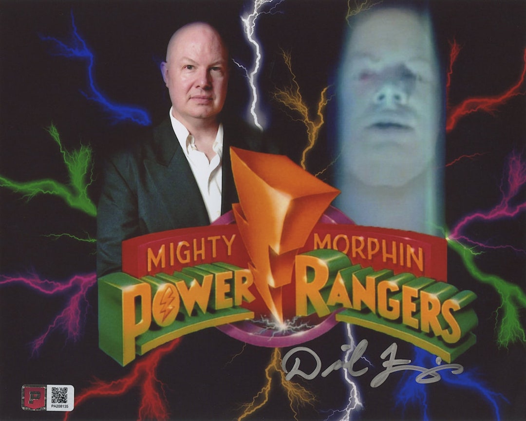 David Fielding Signed "mighty Morphin Power Rangers" 8x10 Photo - PA ...