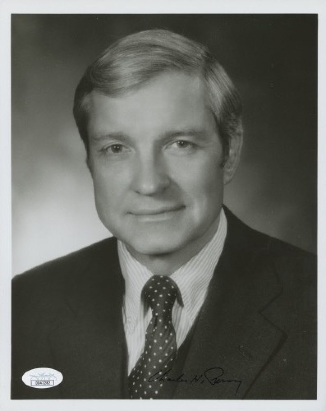 Charles H. Percy Signed 8x10 Photo - JSA Certification (see Description ...