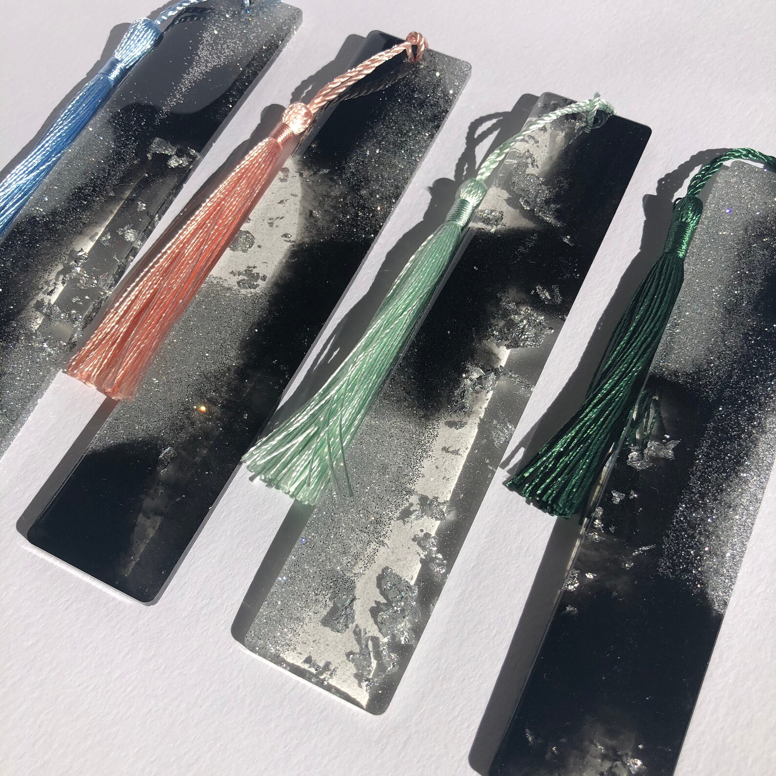 Silver Geode Bookmarks Reading Gifts Gifts for Readers | Etsy