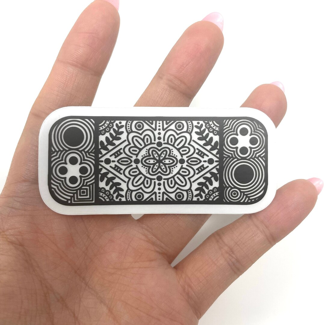 Mandala Switch Clear Sticker | Transparent Sticker | Quotes | Nintendo ...
