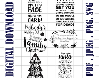 Christmas Vacation 1 Digital Download Svgs PNG PDF JPEG Merry Christmas ...