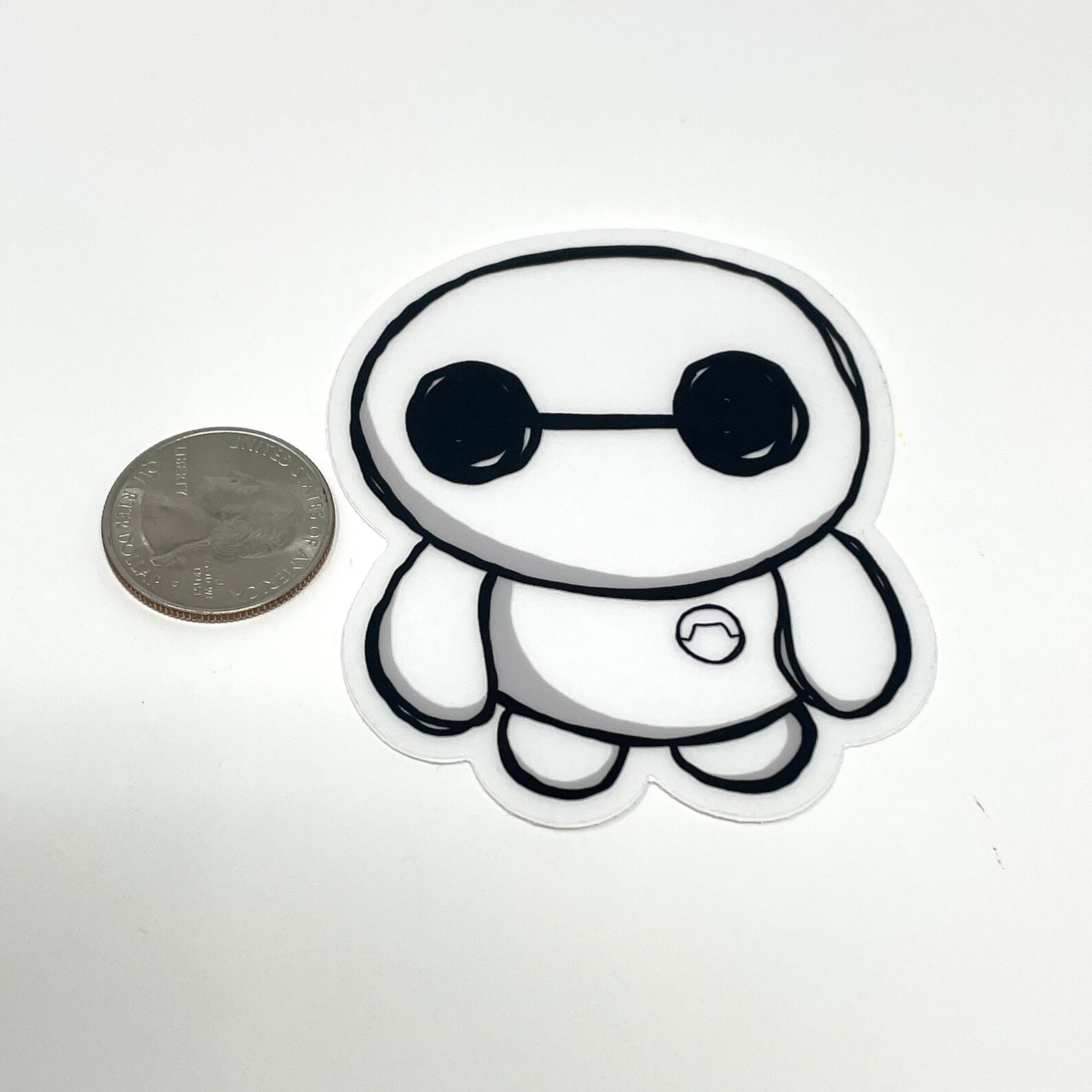 Baymax Hero Sketch Sticker Big Hero 6 Digital Art | Etsy