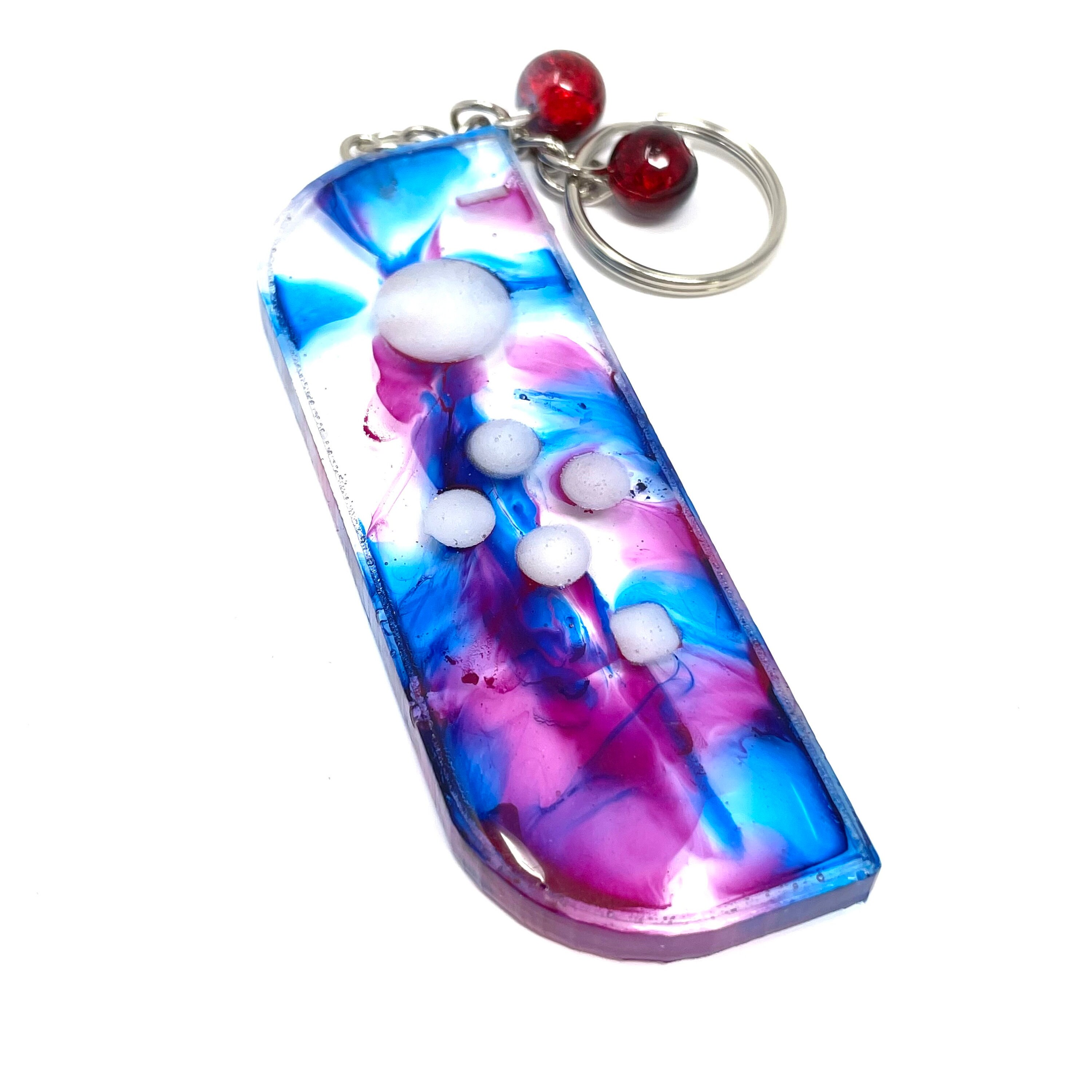Blue Purple Nintendo Switch Keychain Resin Keychain - Etsy UK