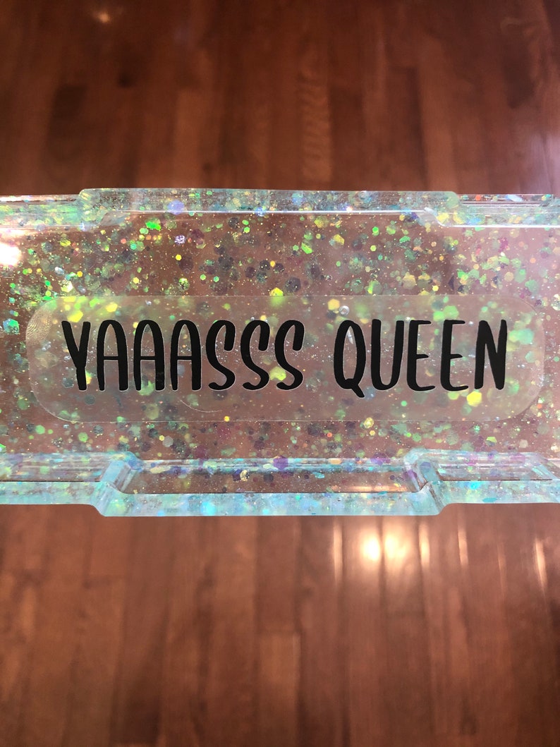 Yas Queen Clear Sticker Transparent Sticker Broad City - Etsy