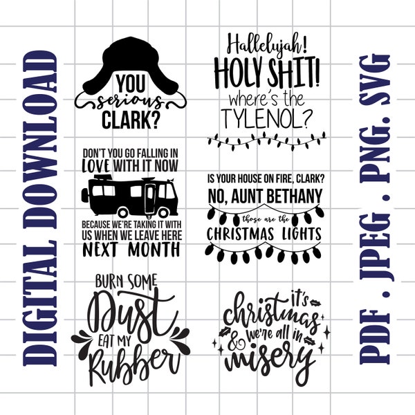 Christmas Vacation Svg - Etsy