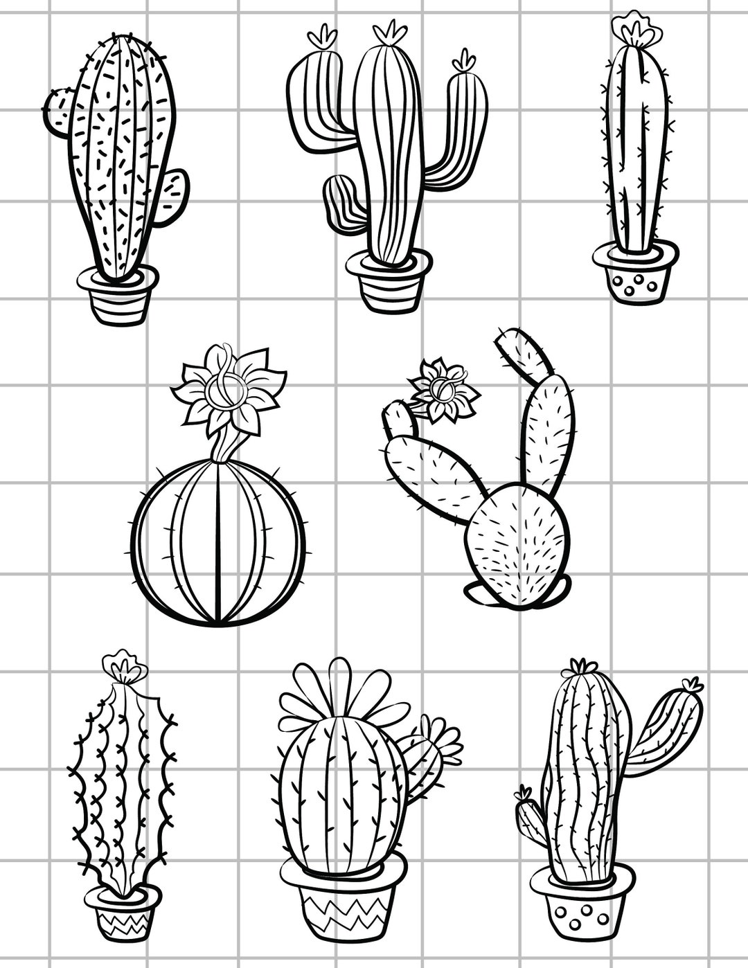 Cactus Resin Foil 1 | Succulent | Resin Insert | Resin Sheet ...