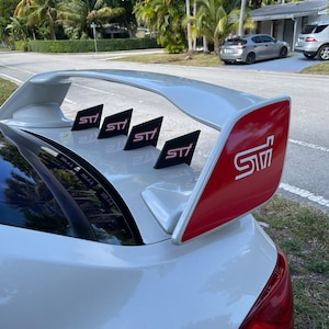 2013 Subaru WRX STI Rear Wing Stabilizer Fin - Etsy