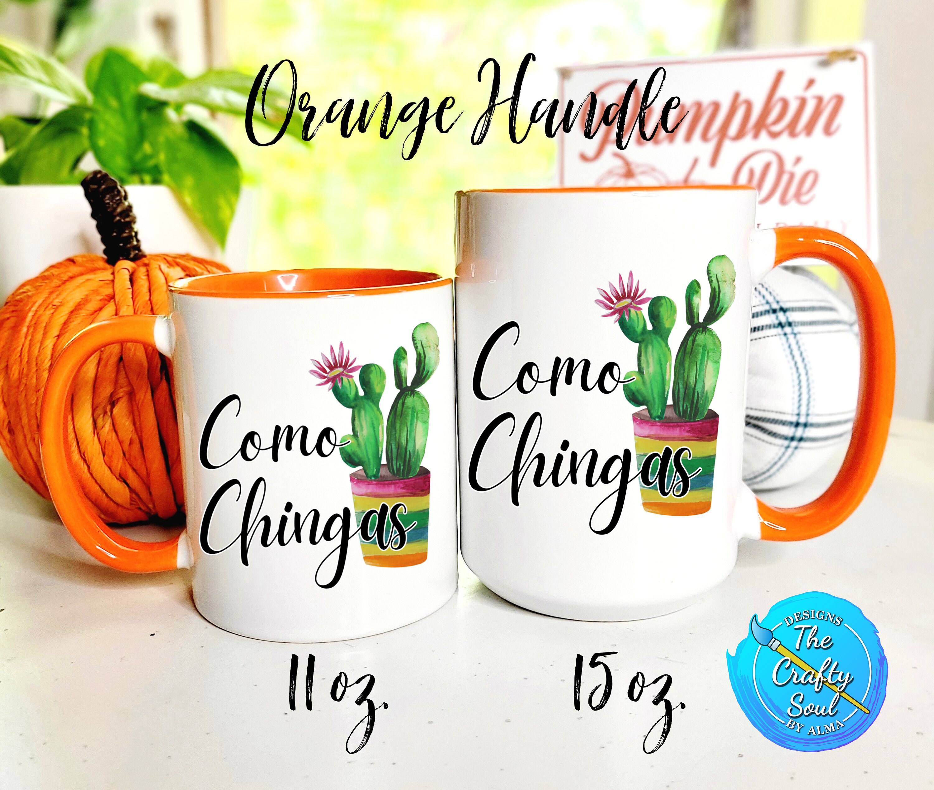 Como Chingas Ceramic Mug Cactus Como Chingas by Crafty Soul Wares - Etsy