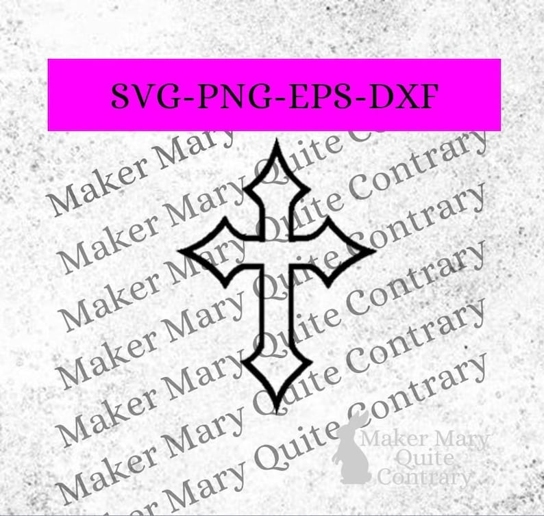 Pointed Cross SVG Digital Download Includes Png SVG Eps Dxf - Etsy