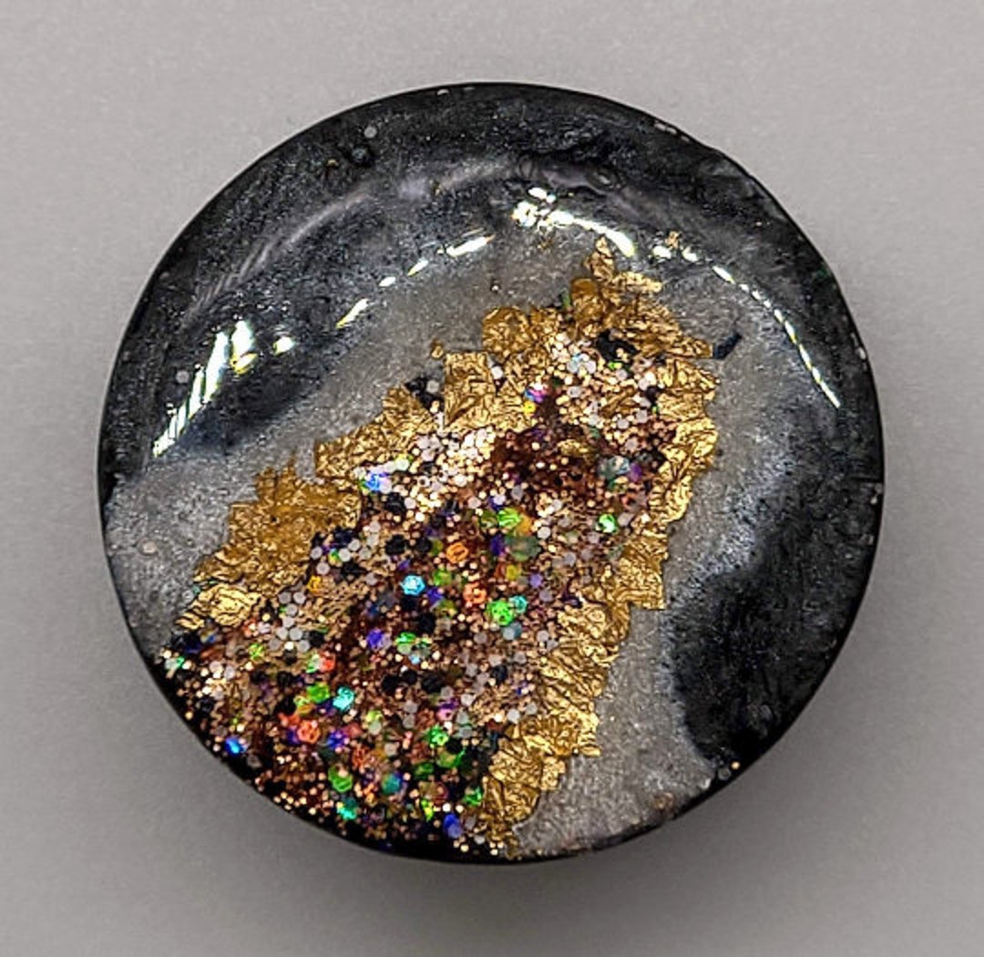 Geode Phone Decoration Circle Attachment - Etsy