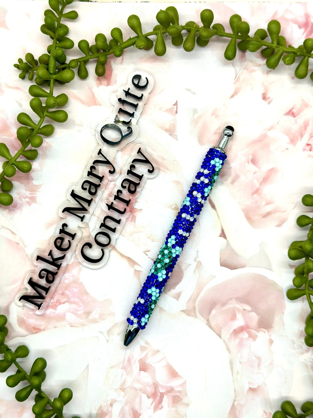 Sea Turtle Pen Tortoise Crystal Rhinestone Pen With Stylus and Refill ...