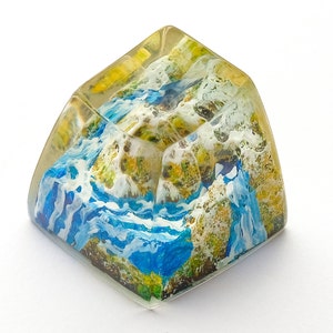 Waterfall 5 Handmade Resin Artisan Keycap for Cherry MX - Etsy