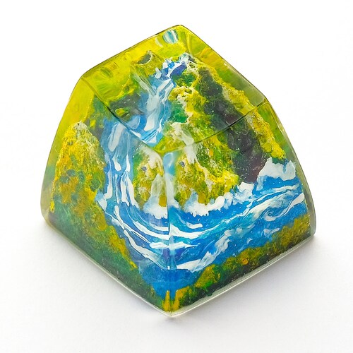 Transparent Resin Keycap Handmade Custom Keycaps for Cherry MX | Etsy