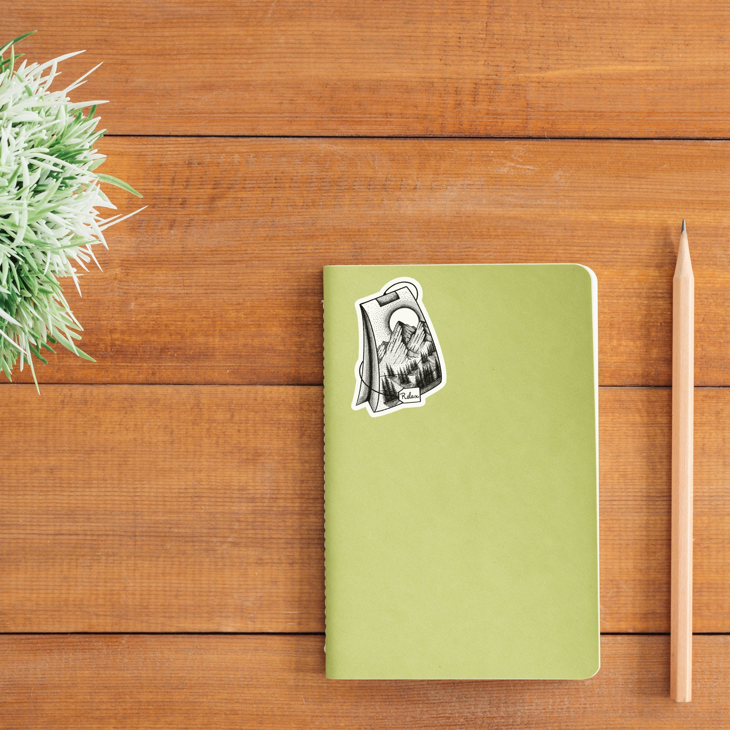 Tea Bag Sticker | Die Cut Vinyl Sticker | Laptop Sticker | Water Bottle ...