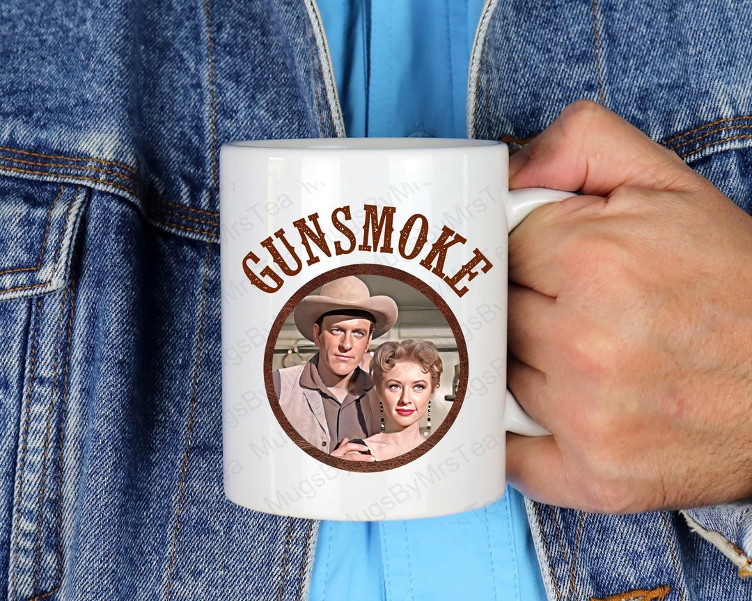 Gunsmoke, Matt and Kitty Mug, Western Fan Gift, Matt Dillion, Miss ...