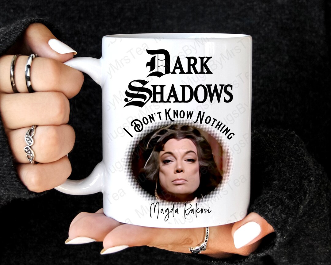 Magda Rakosi Mug, Dark Shadows Mug, Gothic Soap, Barnabas Collins ...