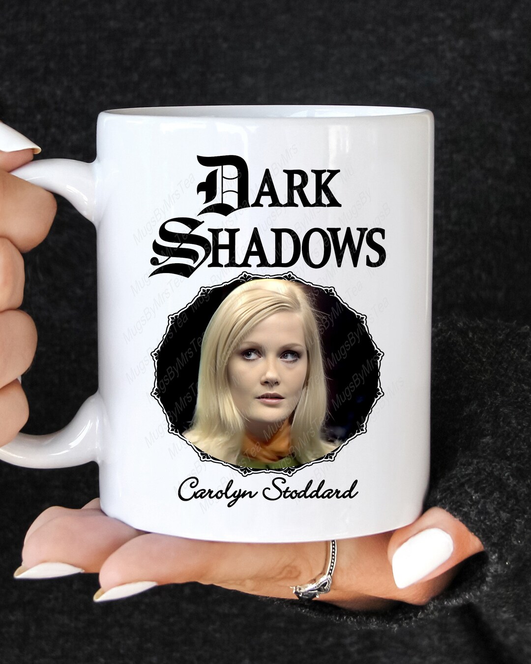 Carolyn Stoddard Mug, Dark Shadows Mug, Barnabas Collins, Collinwood ...