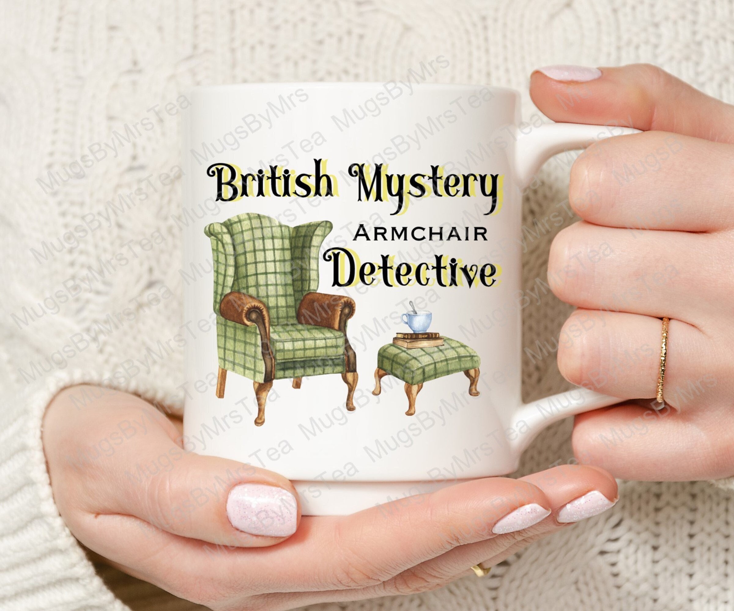 British Mystery Armchair Detective Mug Armchair Detective - Etsy