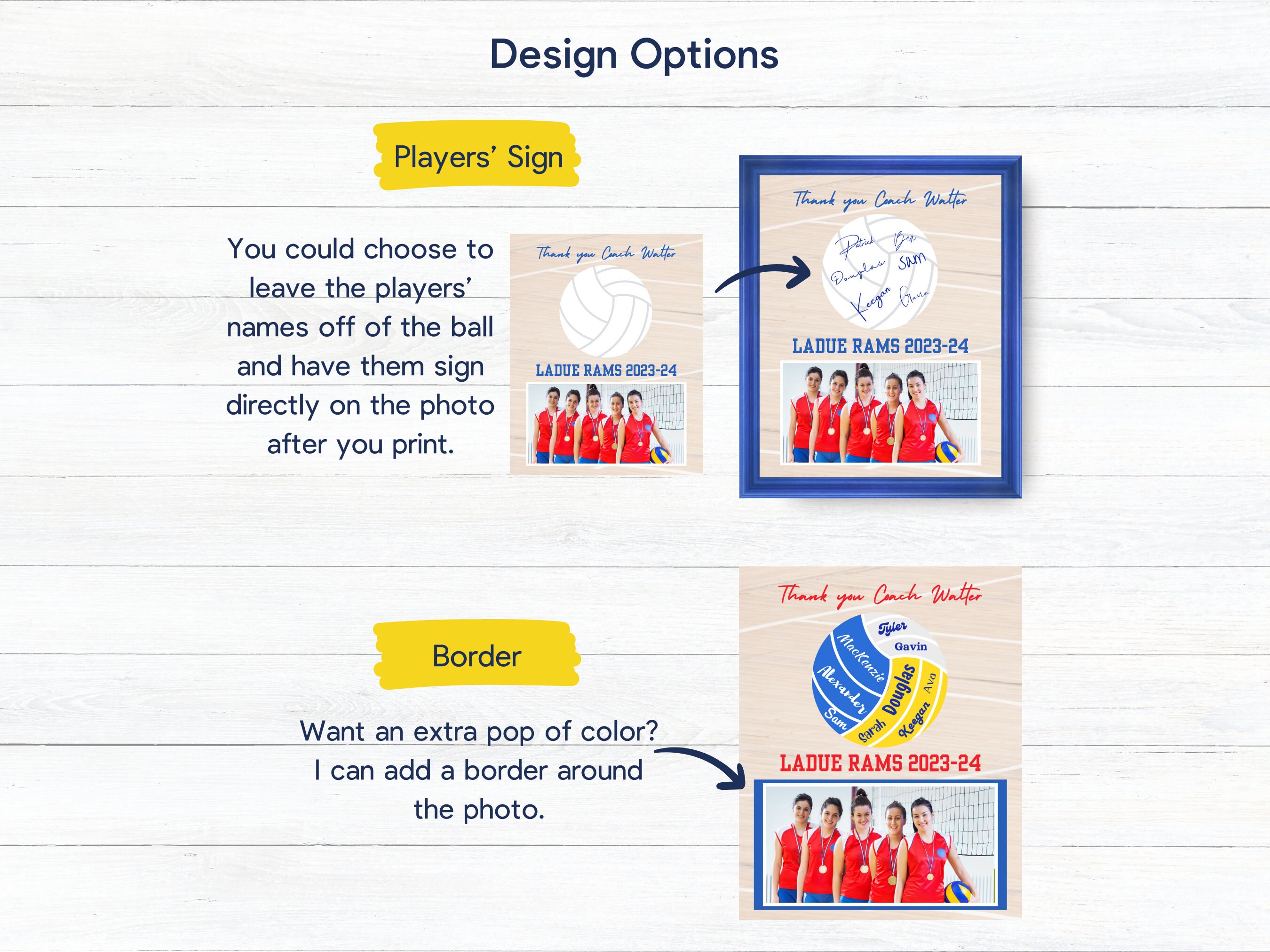 Custom Volleyball Coach Gift Printable, Coach Appreciation Gift ...