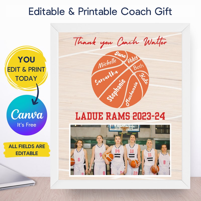 Basketball Coach - Etsy