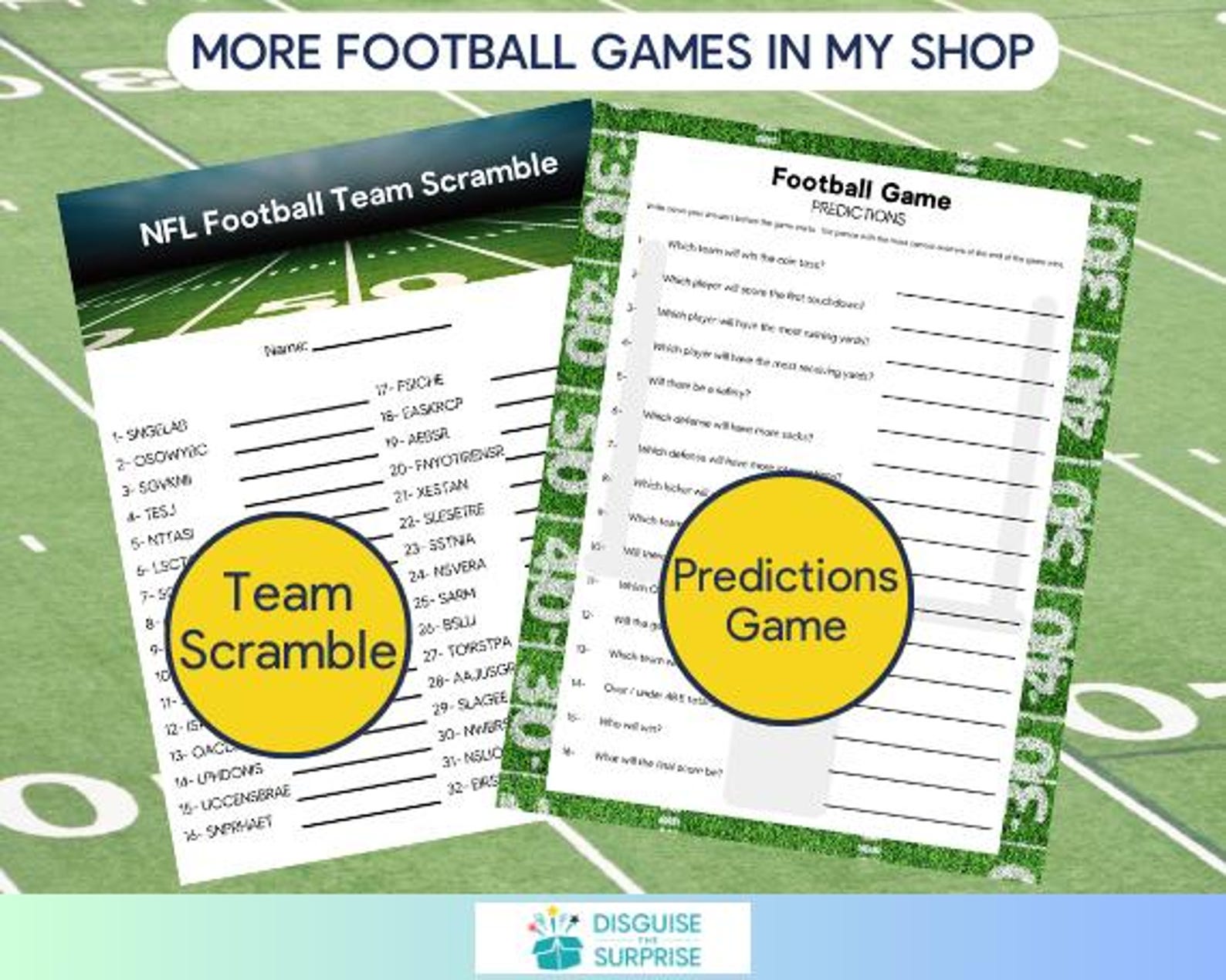Football Bingo Game for Football Party Printable Bingo Game Day Bingo ...