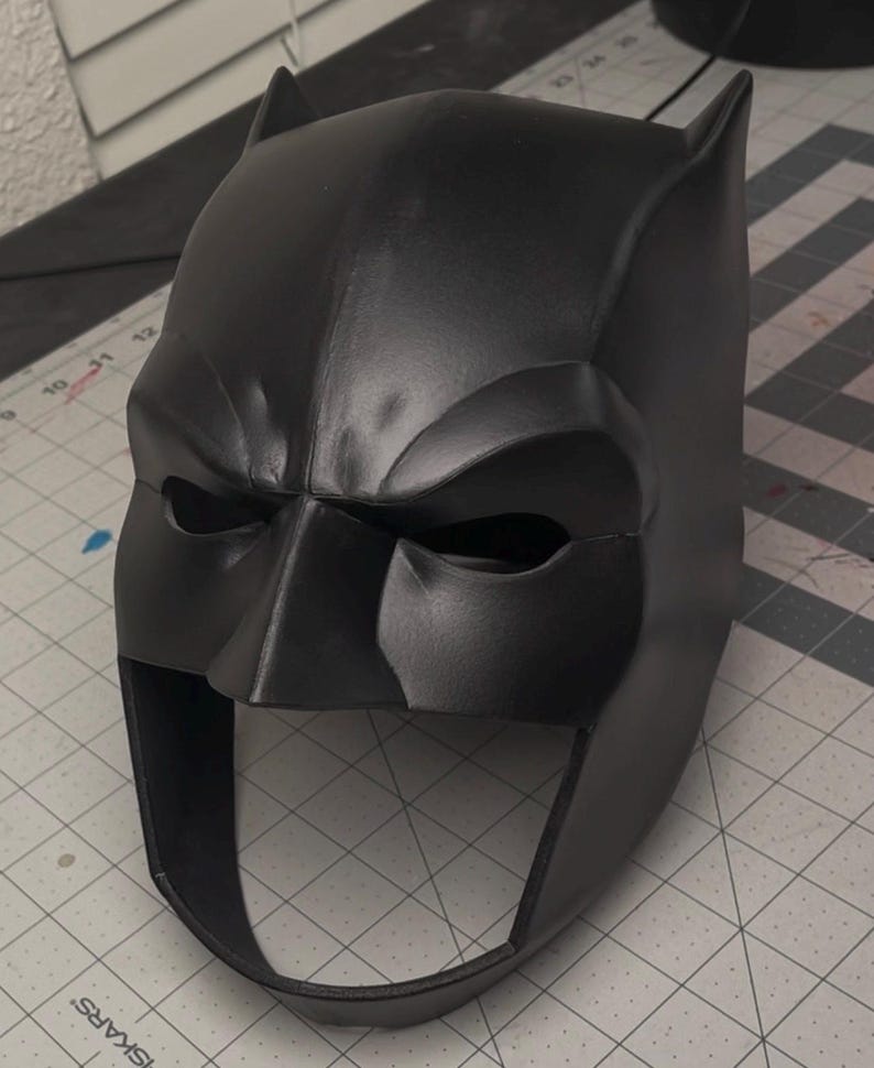 TEMPLATE - Dark Vigilante Hero Cowl - EVA Foam Cosplay Mask Pattern ...