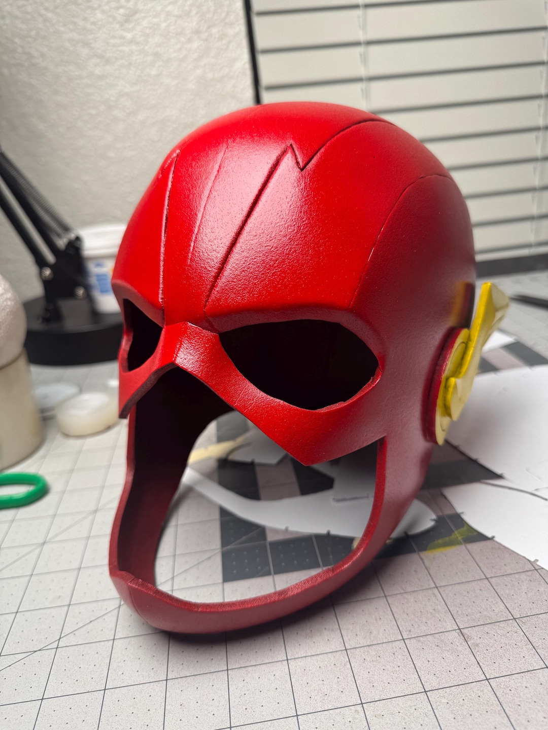 TEMPLATE – Speedster Superhero Foam Mask | EVA Foam DIY Pattern + Full ...