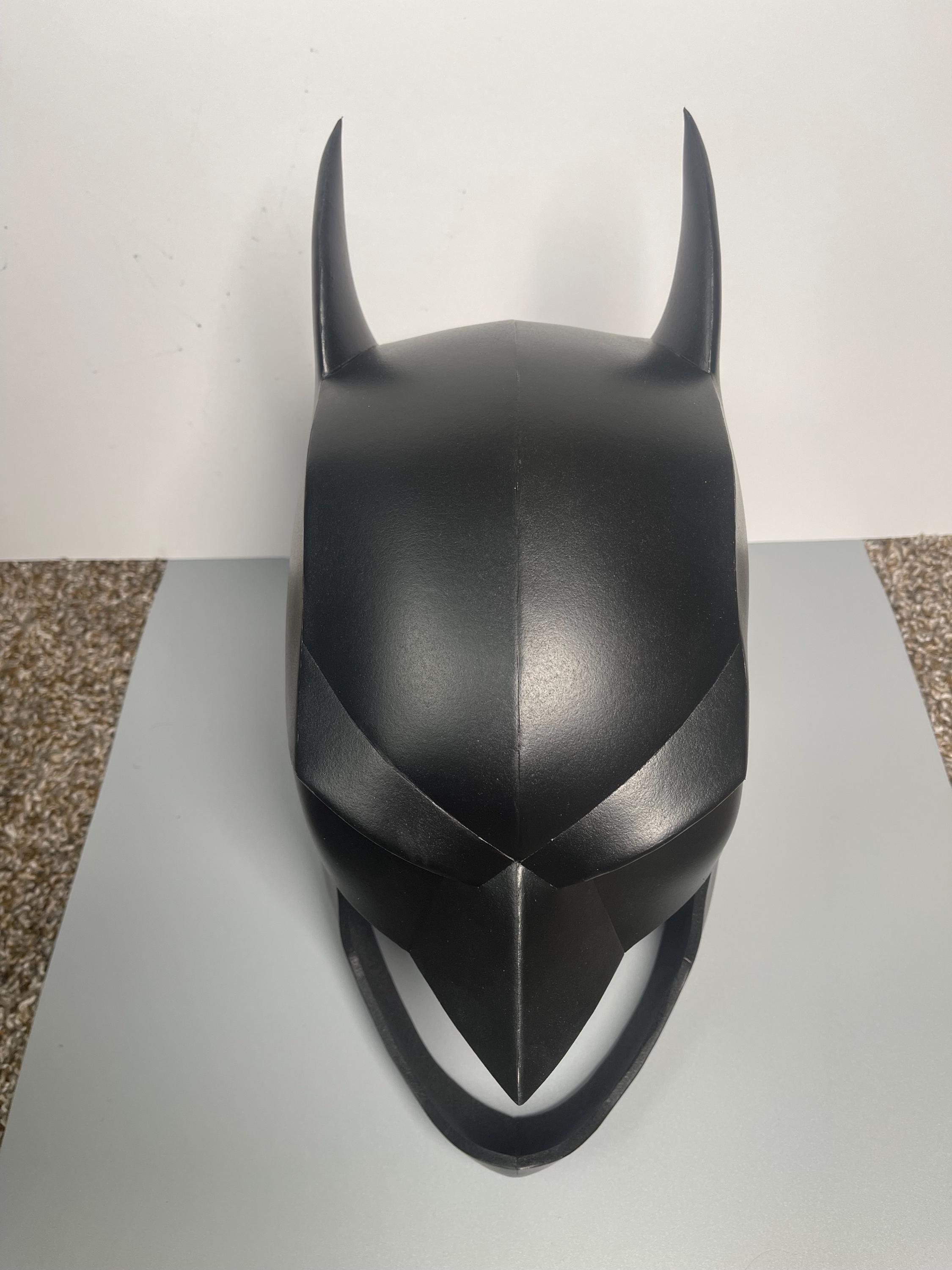 TEMPLATE - Dark Bat Hero Cowl Mask - EVA Foam Pattern for Cosplay ...