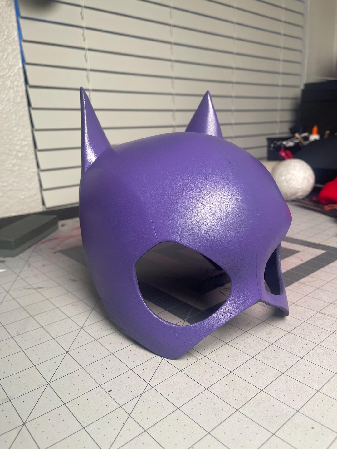 TEMPLATE – Female Bat Cowl Mask | EVA Foam DIY Pattern + Full Video ...