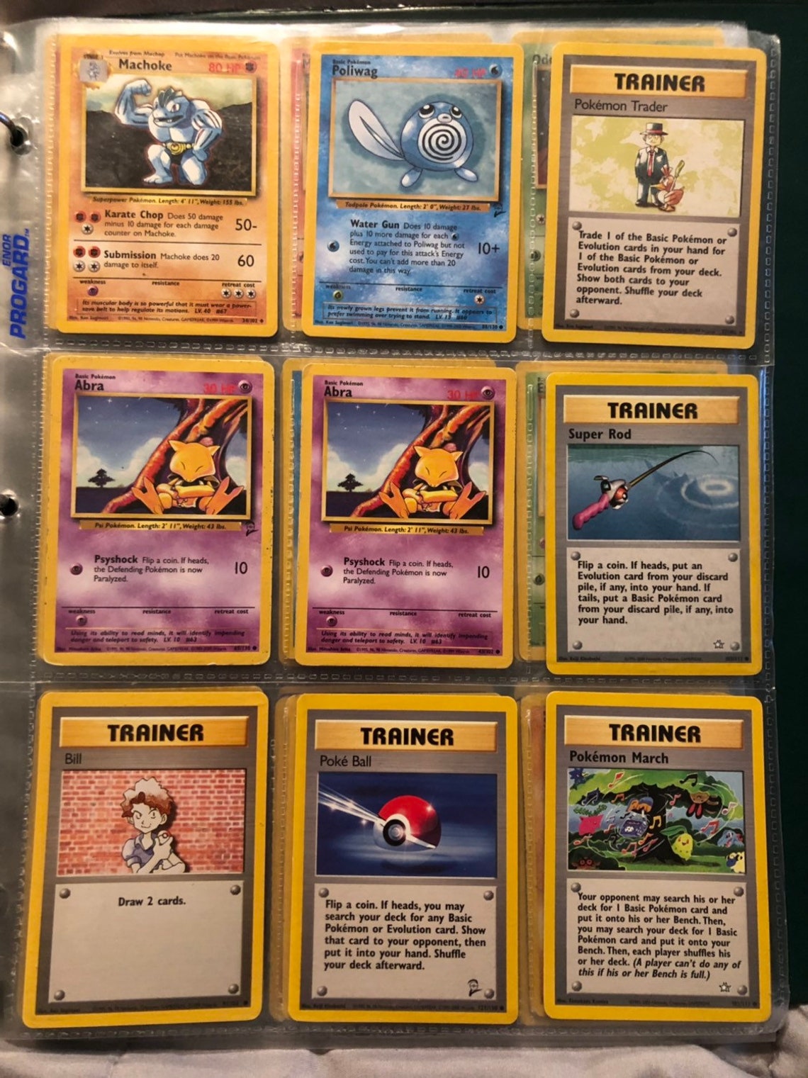 Pokémon Cards From the 90s-1995, 96,98 binder2 - Etsy