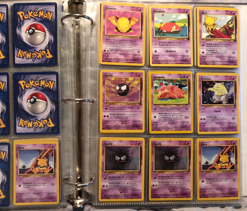 Pokémon Cards From the 90s. Please See Pictures. Trainer Cards, Pokédex ...
