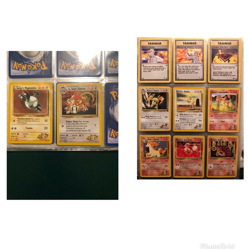 Pokémon Cards From the 90s. Please See Pictures. Trainer Cards, Pokédex ...