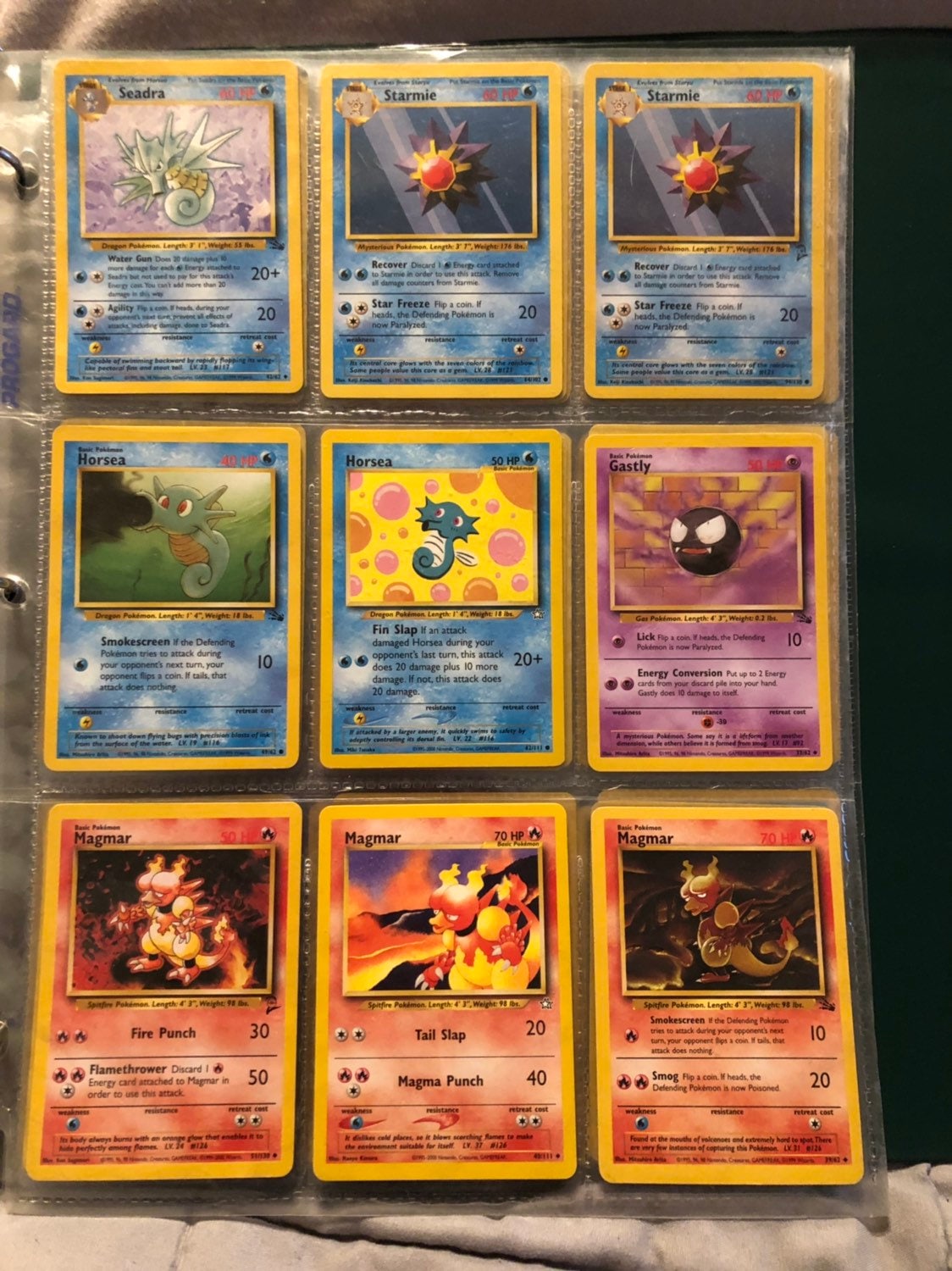 Pokémon Cards From the 90s 1995,96,98. binder 1 - Etsy